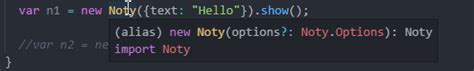 using noty in aurelia typescript application stack overflow