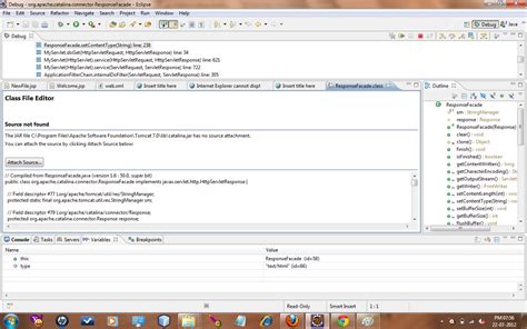 debugging unable to debug servlet in eclipse stack overflow