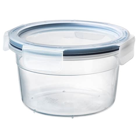 ikea 365 food container with lid round plastic 750 ml ikea