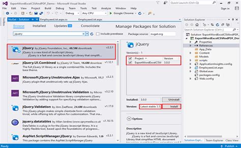 how to export gridview data in word excel and pdf format