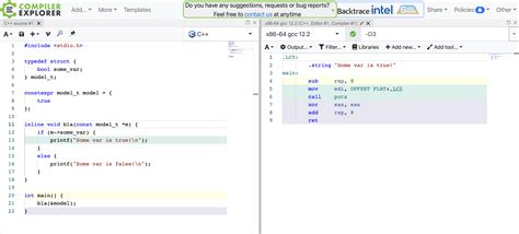 c for a function that takes a const struct does the compiler not