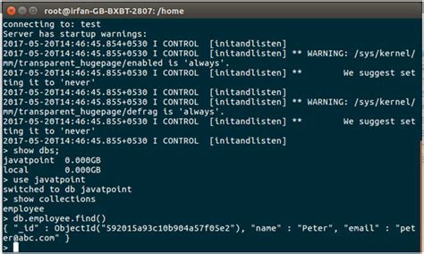 php mongodb connectivity