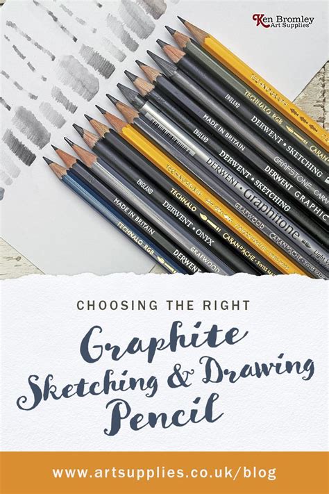 Choosing The Right Graphite Sketching And Drawing Pencil Bromleys Art
