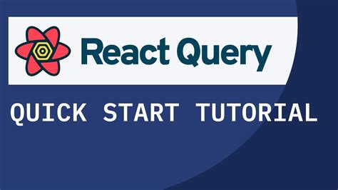 react query quick start tutorial fetching data with