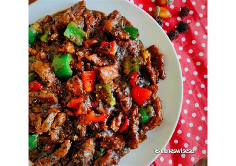 Resep Sapi Lada Hitam Beef Black Pepper Oleh Danes Wisesa Cookpad