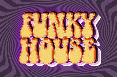 a look at graphic trends that define the 70s retro fonts text effects