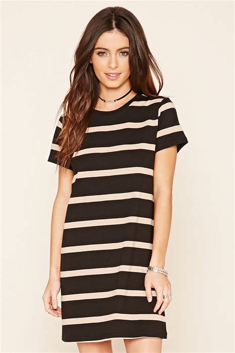 Striped T Shirt Dress Striped Tee Dress Striped T Shirt Dress Pink