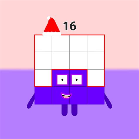 Numberblocks 16 Sleeps Until Christmas By December24thda On Deviantart