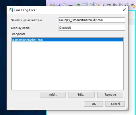 obtaining the netaphor event log for siteaudit netaphor siteaudit tm