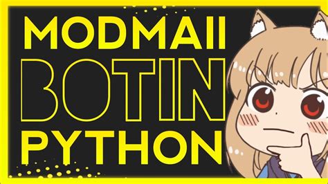 create discord modmail bot with python youtube
