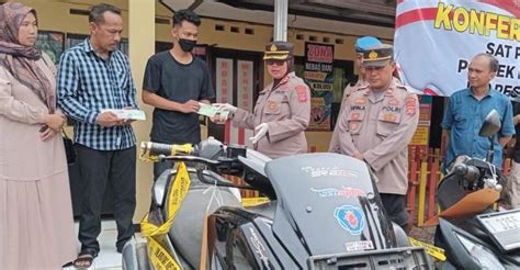 Motor Raib Digondol Maling Kembali Ke Tangan Warga Siluman Apresiasi