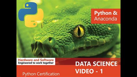 data sciences and machine learning with python and anaconda part 1