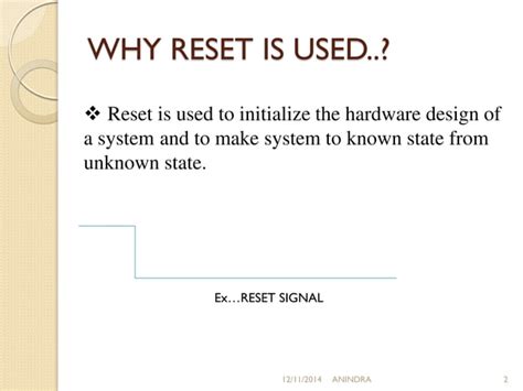 Synchronous And Asynchronous Reset Ppt