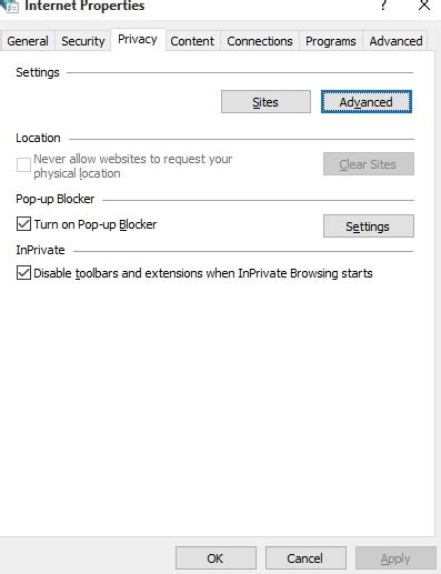 windows 10 internet options~powershell invoke webrequest “windows