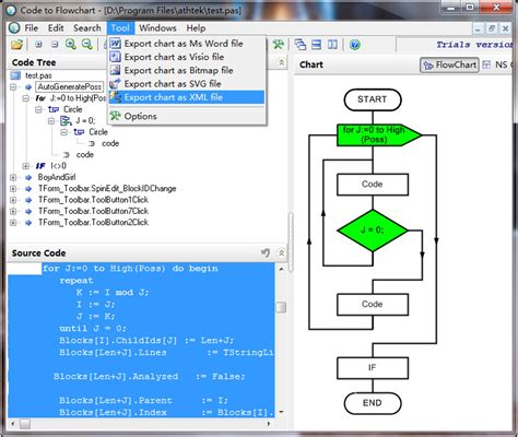 code to flowchart converter v1 6 has been released
