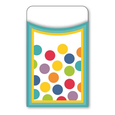 Carson Dellosa Color Me Bright Library Pockets Cd 121002 Teachersparadise