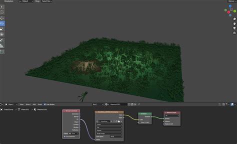 materials can particle grass derive it s color from underlying image