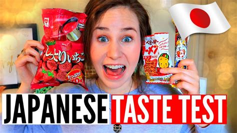 Trying Japanese Candy Food Snacks Taste Test Youtube