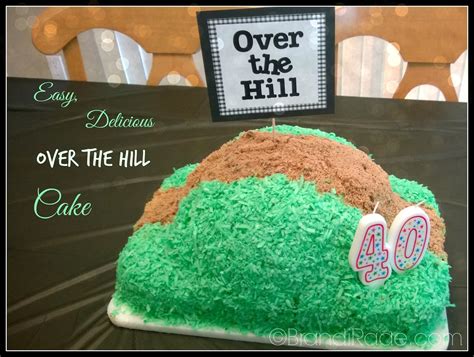 Over The Hill 40th Birthday Cake