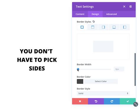divi feature update advanced border options for all modules rows and