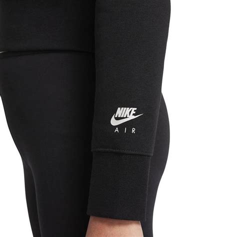 Nike G Nsw Air Ft Crop Hoodie Çocuk Siyah Günlük Stil Sweatshirt Dm8372
