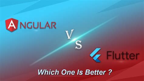angular vs flutter difference between flutter and angular