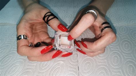 Fantasynail If You Like Cosmic Dust On My Hands And Red Nails