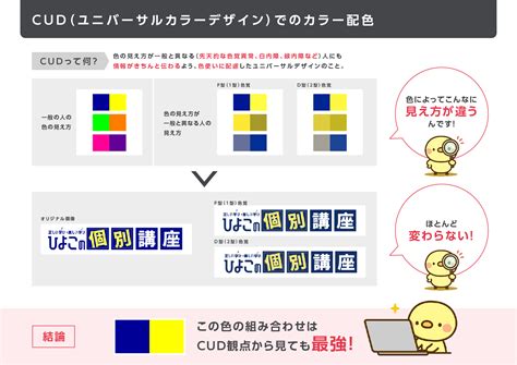 【色】カラーユニバーサルデザイン（cud）とは？ 気軽に学べるデザイン独学教本｜むっちのシンプルデザイン解説ブログ