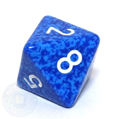 8 Sided Speckled Dice D8 Water Dice Game Depot