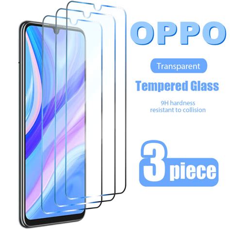 3pcs Clear Tempered Glass For Oppo A5s A3s A15s A15 A17k A17 A16 A16k
