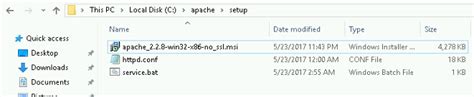 installing apache web server through docker file for
