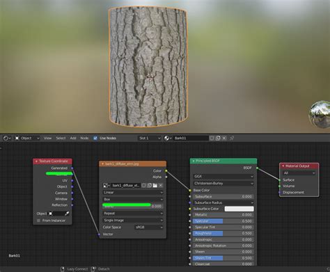 rendering stretched texture with principled texture setup blender