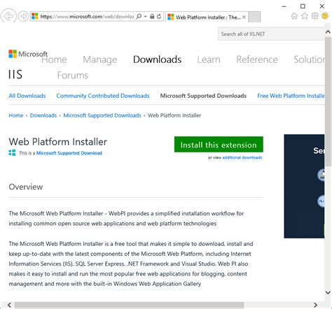 Настройка php iis windows 10
