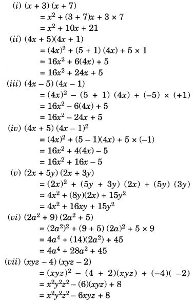 Ncert Solutions For Class 8 Maths Chapter 9 Algebraic Expressions And