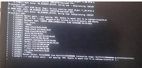 boot how do i fix bios errors and kernel panics when booting up