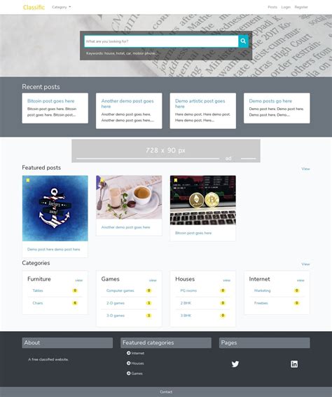 classific classified ad php script by webfuelcode codester