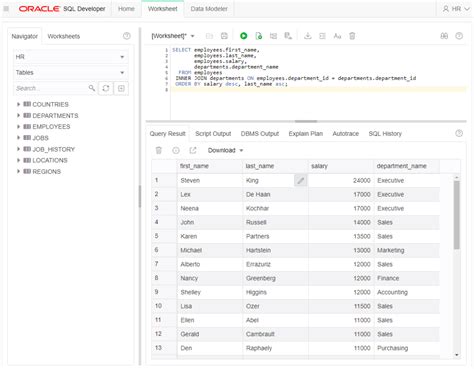 sql developer web now available for oracle autonomous