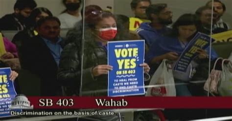 California Senate Passes Bill To Ban Caste Discrimination