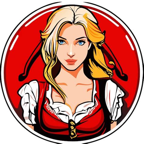 Premium Vector Pretty Woman Princess Tattoo Hand Drawn Cartoon