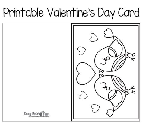 Free Printable Valentines Day Cards To Color Easy Peasy And Fun