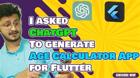 i asked chatgpt to generate a flutter app that can calculate age seo