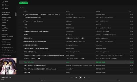 any way to refresh local files the spotify community
