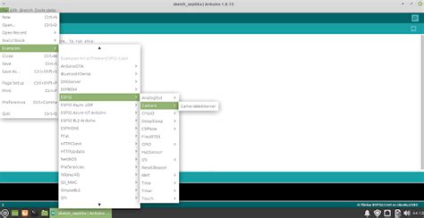 arduino er program esp32 cam using ftdi adapter