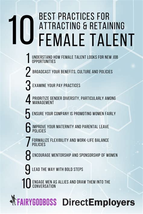10 best practices for attracting and retaining female talent