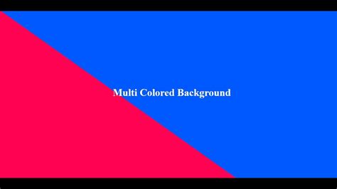 multi color diagonal background using a css property youtube