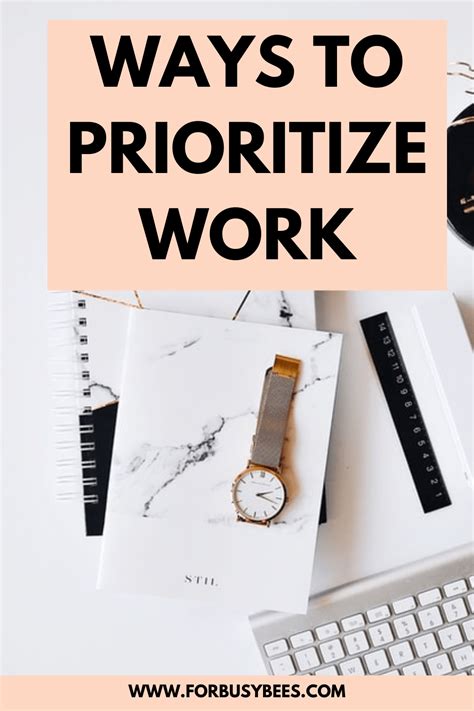 How To Prioritize Work Tasks For Busy Bees