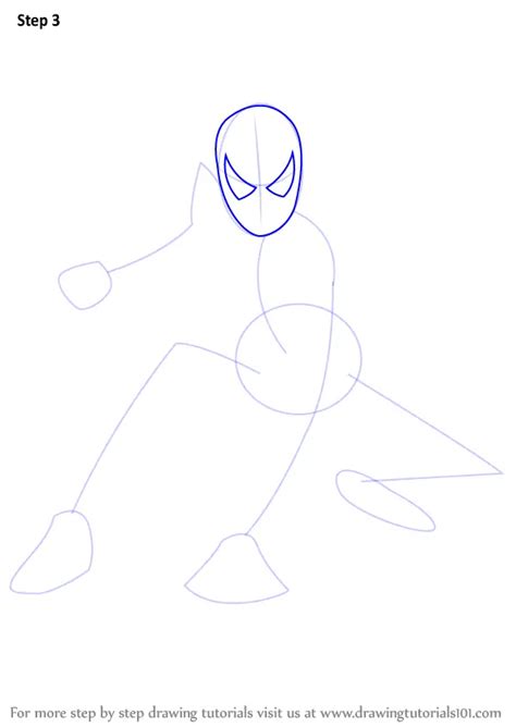 Learn How To Draw Spiderman Spiderman Step By Step Drawing Tutorials