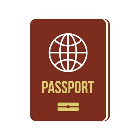 Premium Vector Passport Icon Flat Illustration Of Passport Vector
