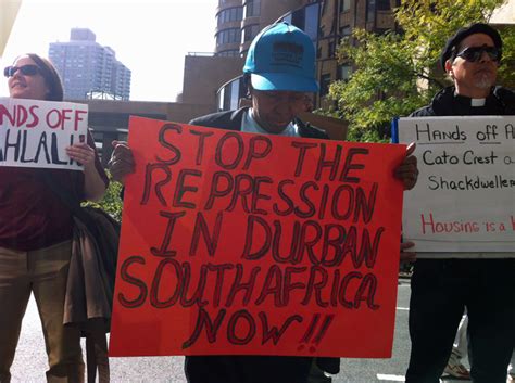 Hand Off Abahlali They Heard Us Loud And Clear News World Zero