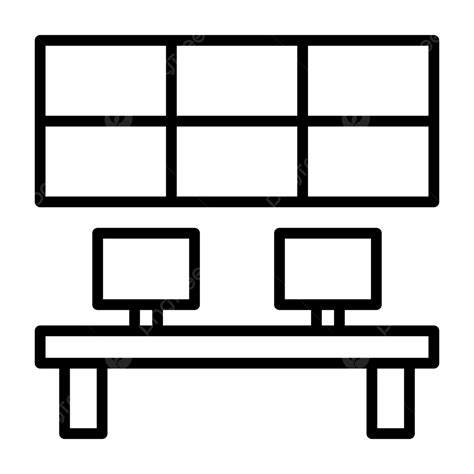 コントロール ルーム ライン アイコン ベクターイラスト画像とpngフリー素材透過の無料ダウンロード Pngtree